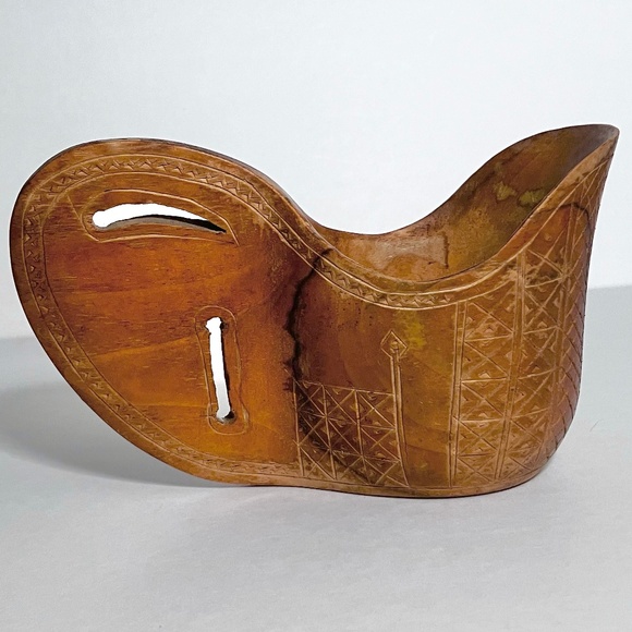 Slavic | Accents | Teak Wedding Cup Yugoslaviaslovenia Vintage Hand ...